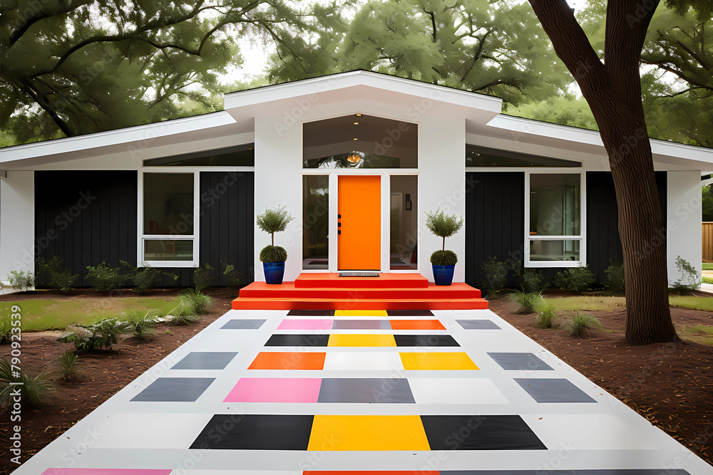 Ranch Style House (Color Pop) - Originated in the United States in the ...