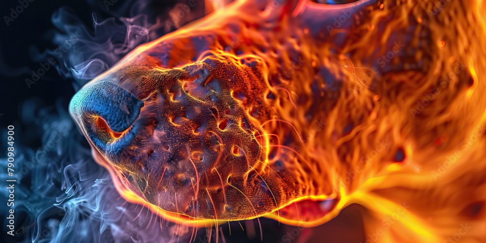 Canine Distemper: The Nasal Discharge and Fever - Visualize a dog with ...