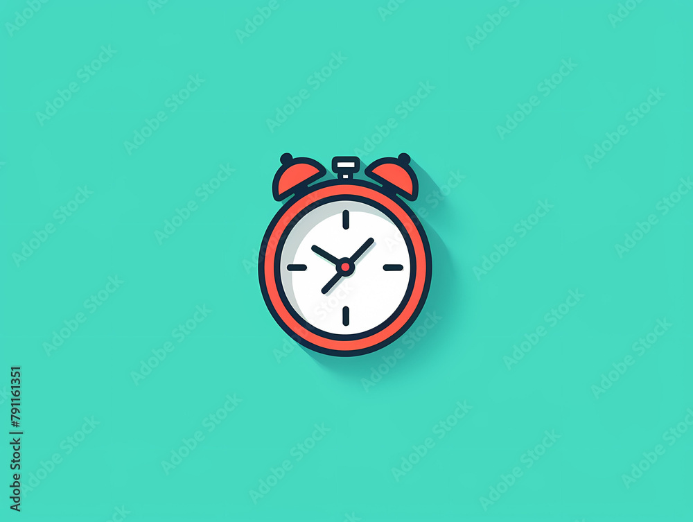 Chronopunk Alarm Clock Animated GIF Logo with Green Background for ...