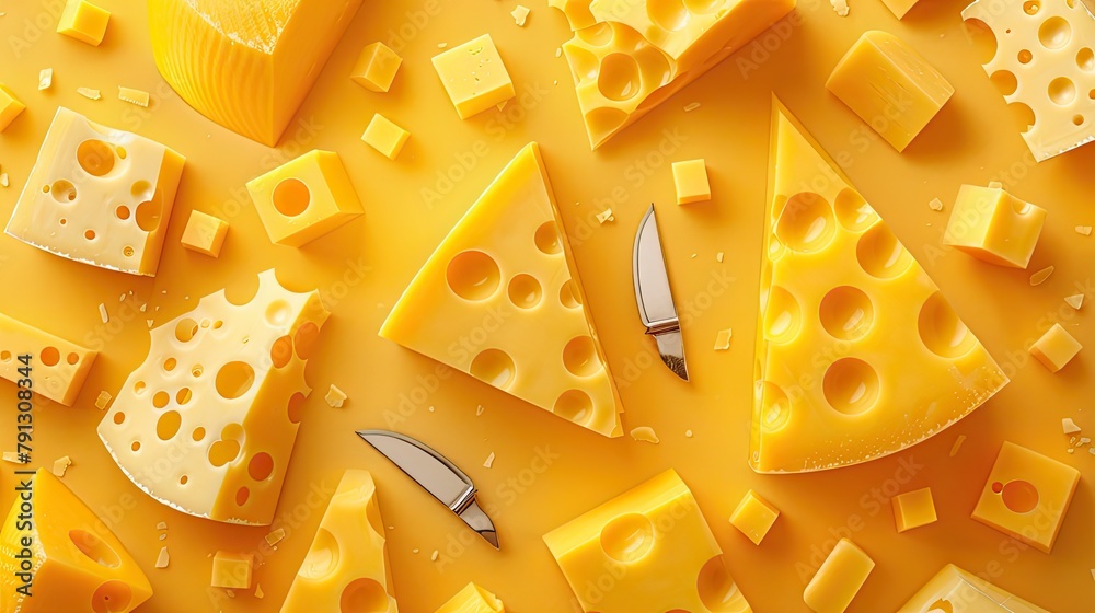 banner background National Cheese Ball Day theme, and wide copy space ...