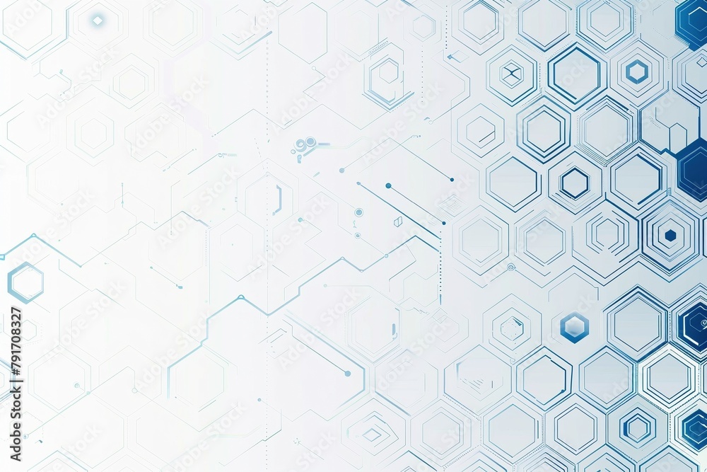 Subtle white and blue gradients suggest a futuristic data flow in this ...