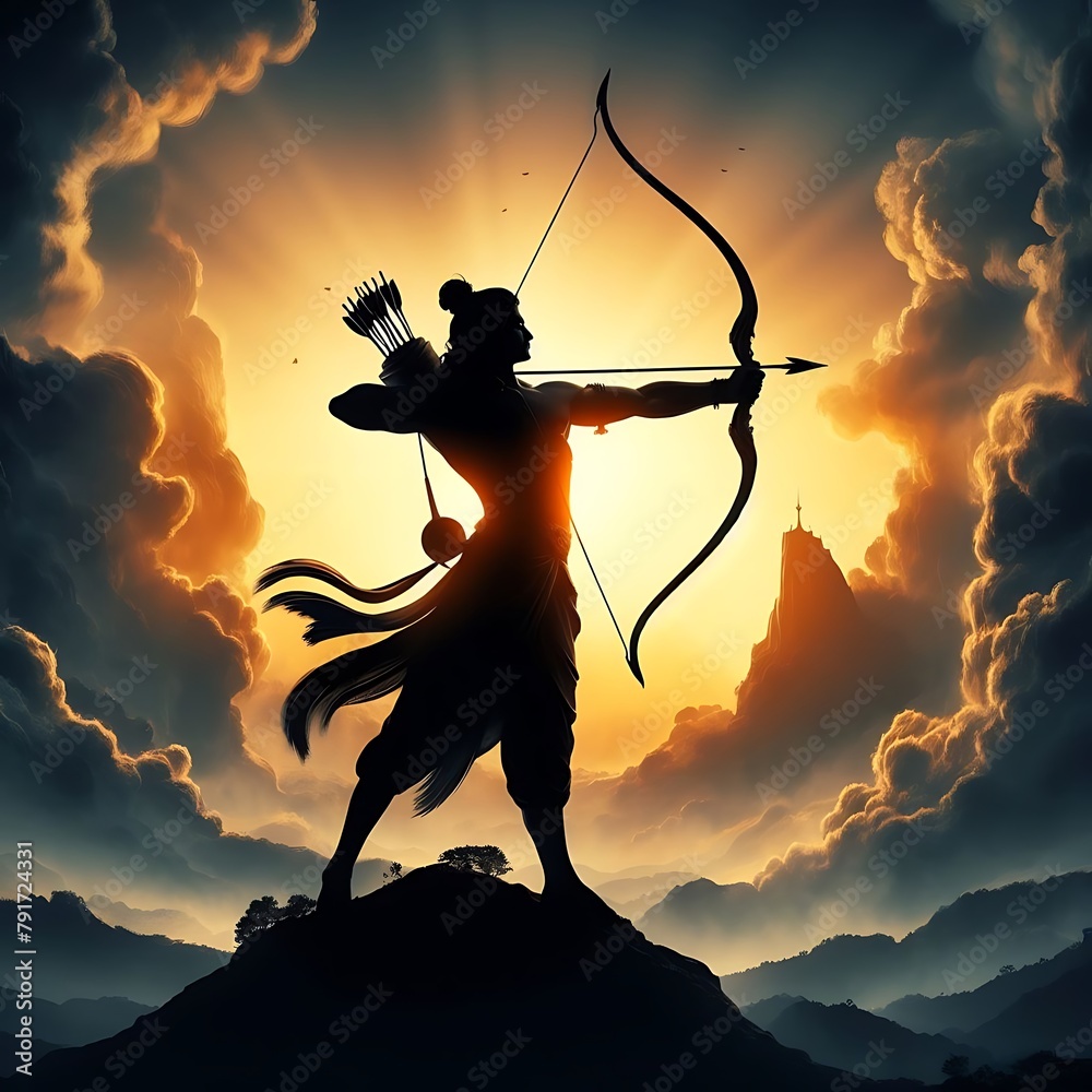 Lord Rama: The Protector of Dharma Stock Photo | Adobe Stock