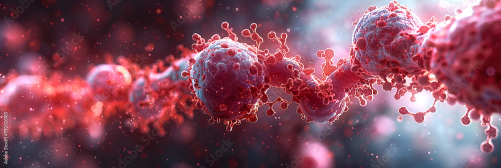An animated model depicts cholesterol molecules navigating through the ...