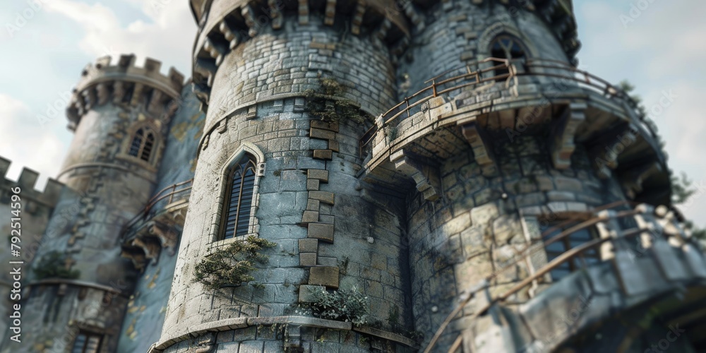 Medieval Castle TowerSpiral Staircases and Turrets - Historic ...