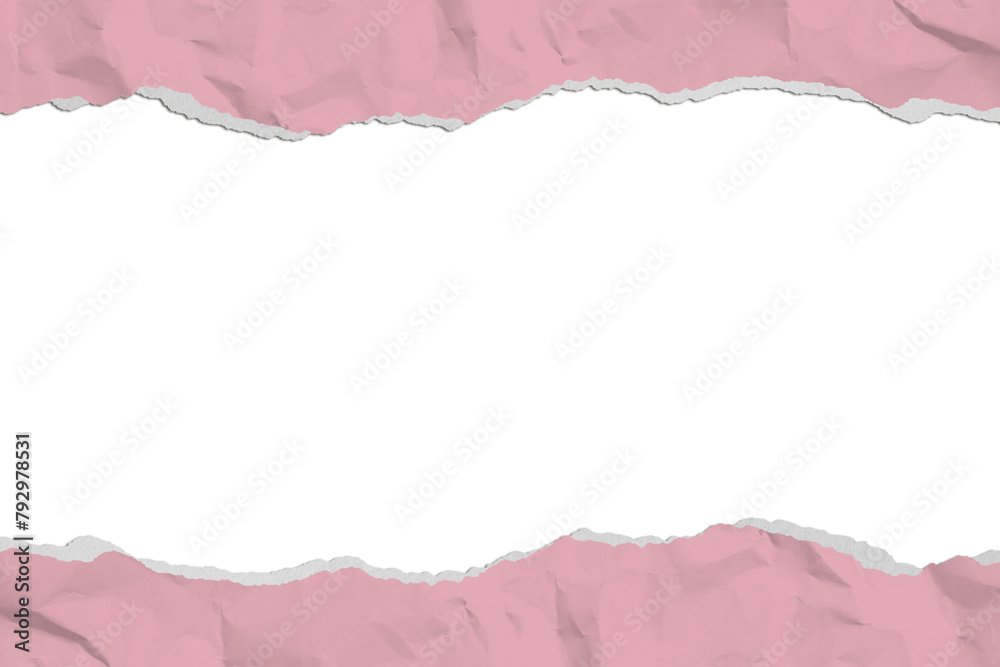 Ripped paper on transparent background, ripped paper, hole torn ...