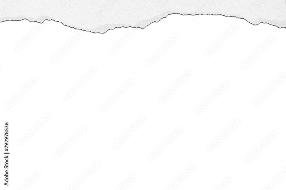 Ripped paper on transparent background, ripped paper, hole torn ...