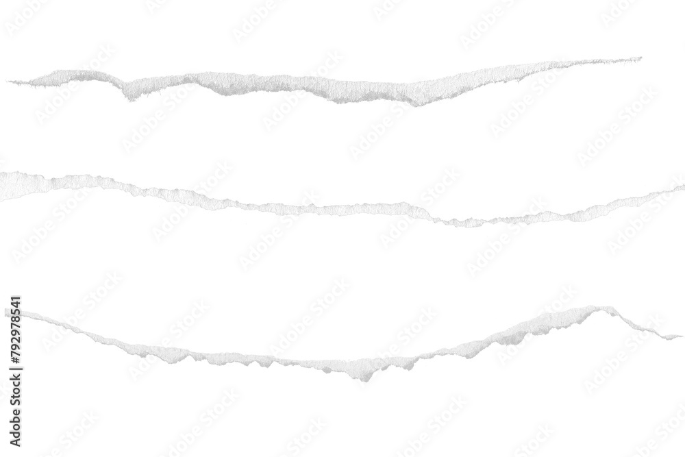Ripped paper on transparent background, ripped paper, hole torn ...