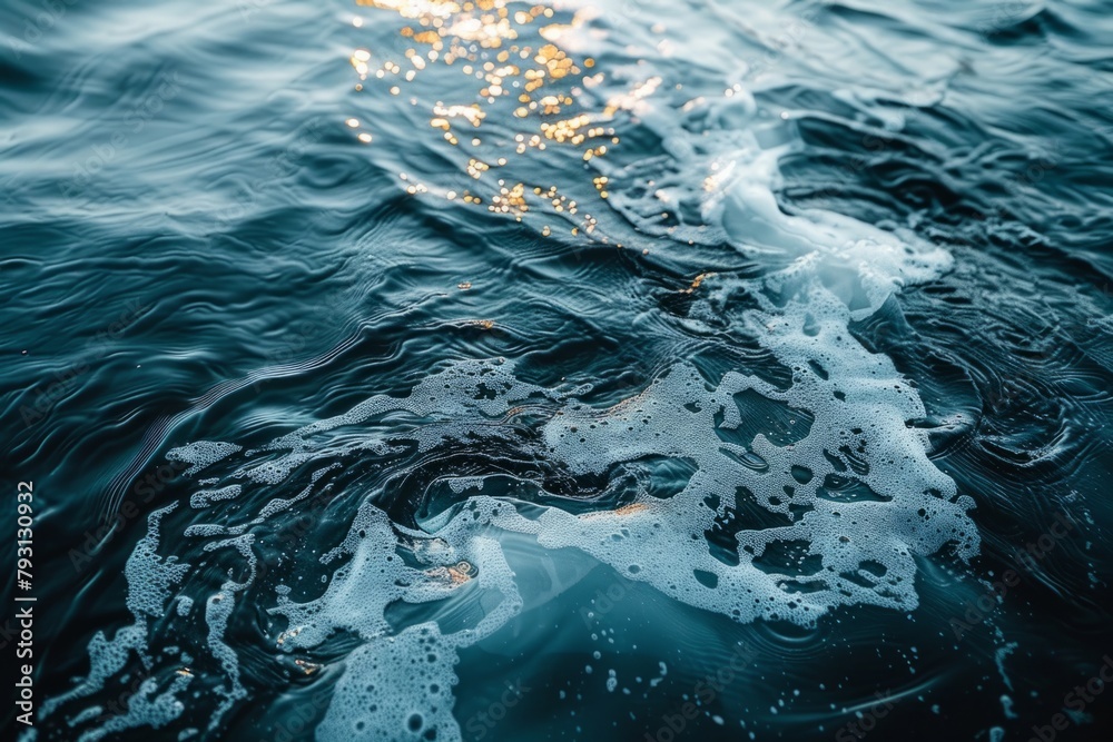 Oil spill in ocean crude oil dangerous threat ecological problem gas ...