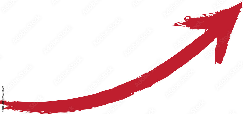 illustration of a red arrow with transparent background Stock ...