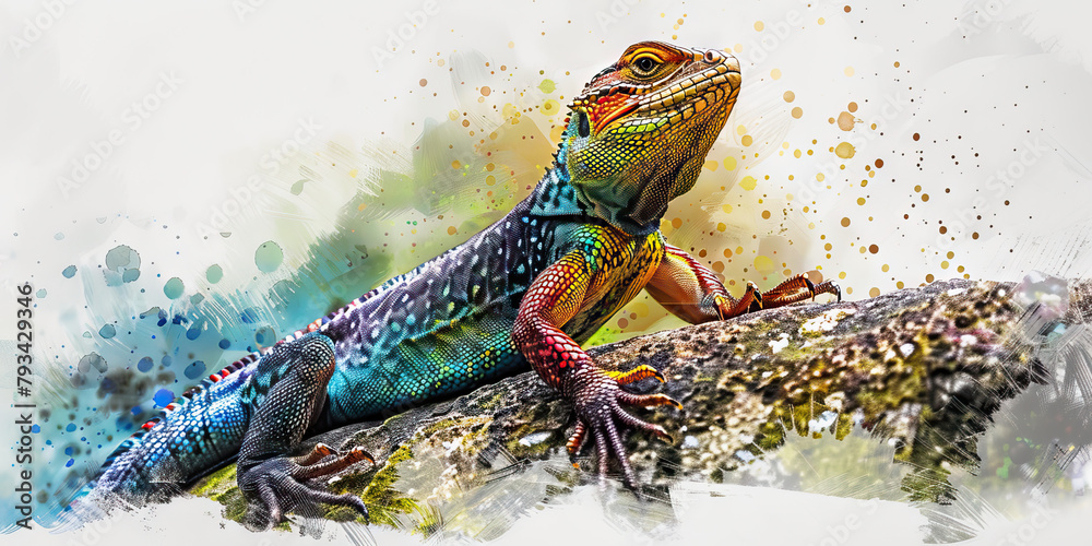 Adaptability: The Changing Colors and Flexible Body - Imagine a lizard ...