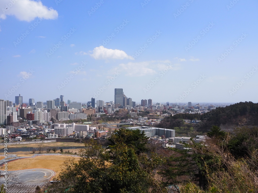 Aoba Castle, also known as Sendai Castle, was built by Date Masamune in ...
