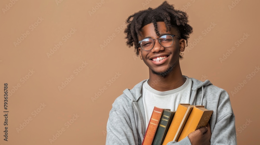 Stock-Foto „Academic Achiever: Smart African American Gen Z student ...