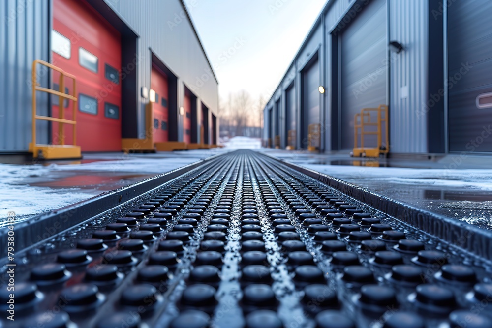 Truck Driver's Loading Dock Loading Ramp Scenes depicting loading ramps ...