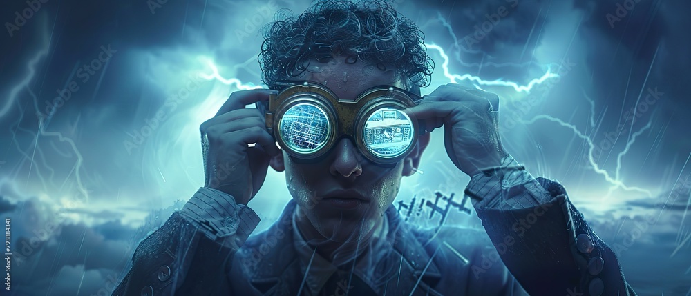 Time Traveler, Goggles, Inventor of Future Tech, Unearthing Ancient ...
