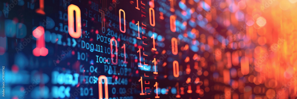 A computer screen filled with a multitude of numbers and data, showcasing complex calculations ...