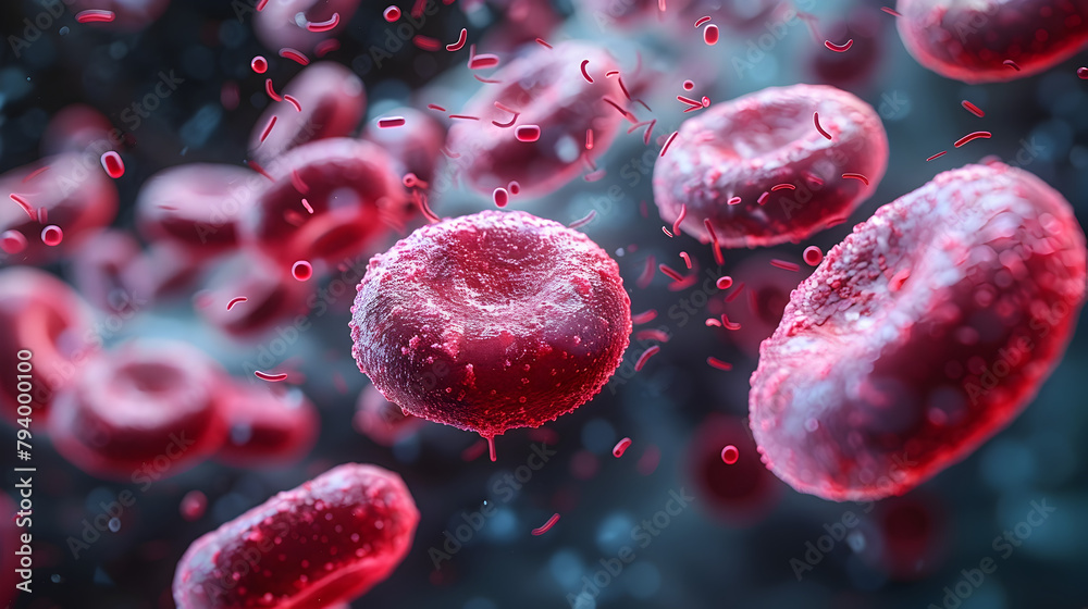 Detailed Microscopic View of Various Leukemia Cell Types and Their ...