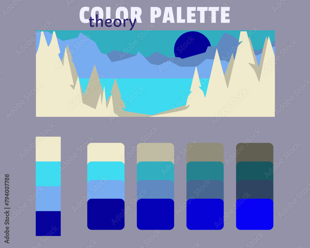 lemonchiffon violet teal maroon color palette color theory, rgb color ...