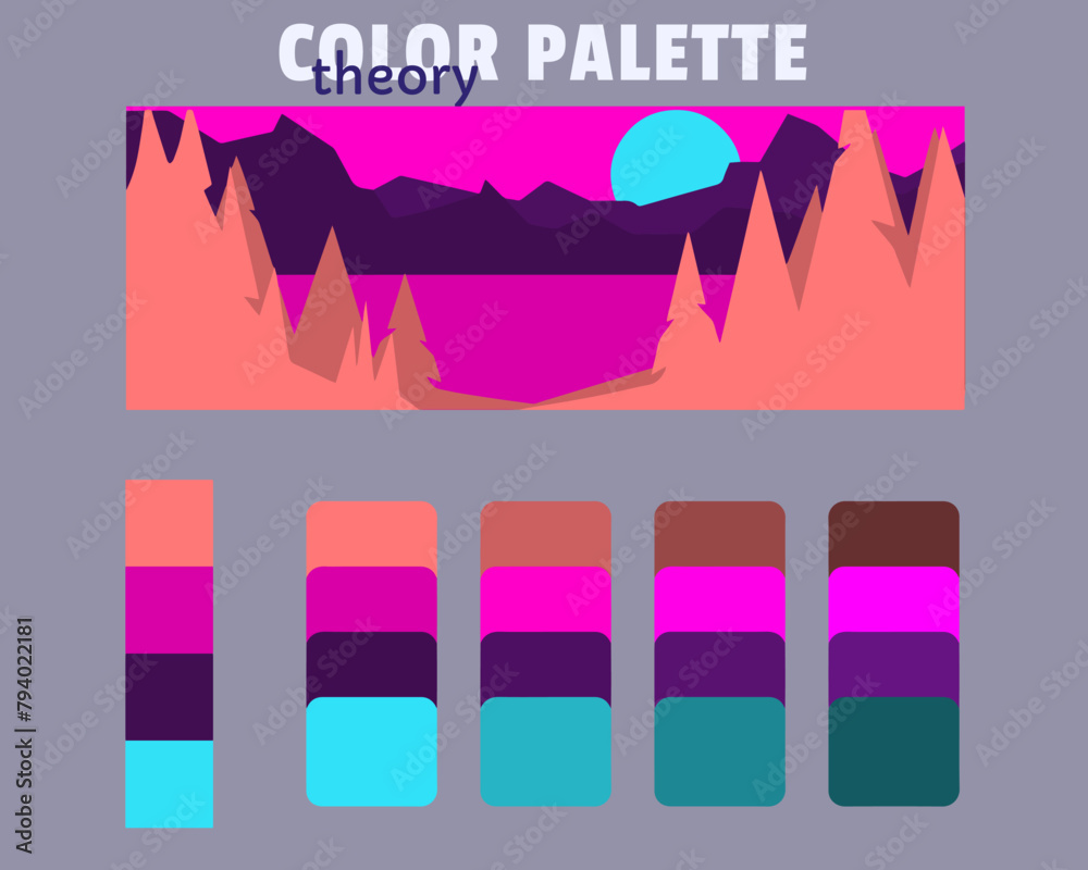 red yellow mediumturquoise cyan color palette color theory, rgb color ...