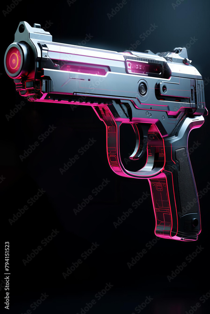 Concept art displayed at a design conference, illustrating a sleek ...