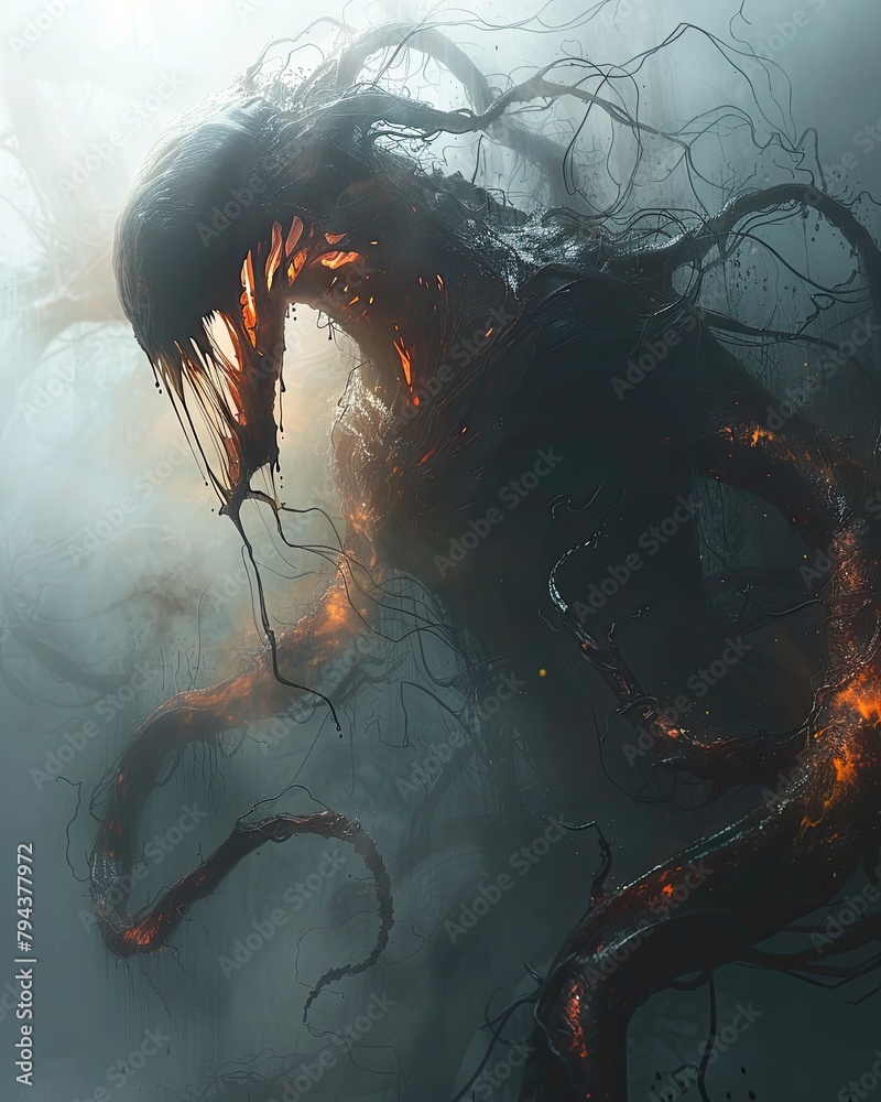 Nightmarish Depiction of the Malevolent Filipino Demon Bakhtak ...