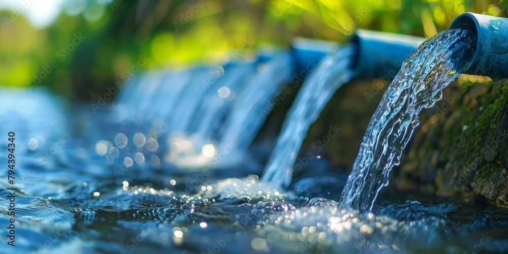 Water harvesting landscape to catch store and re-use storm water, rain ...