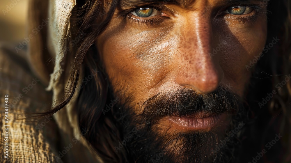 Book of enoch Jesus christ portrait ultra realistic photography ...