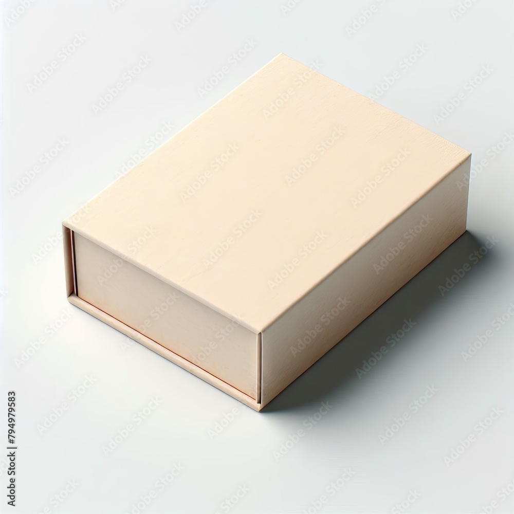 Blank matchbox mock up template isolated on white background, 3D ...