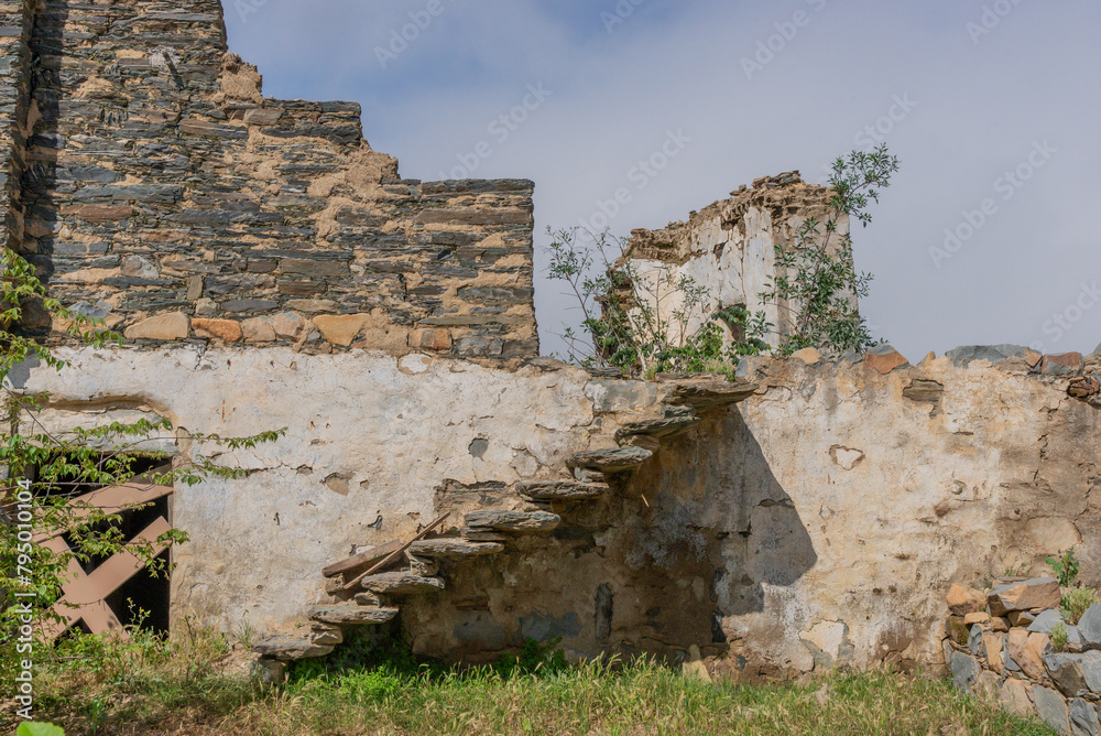 An ancient historical castle constructed using stones in ancient ...