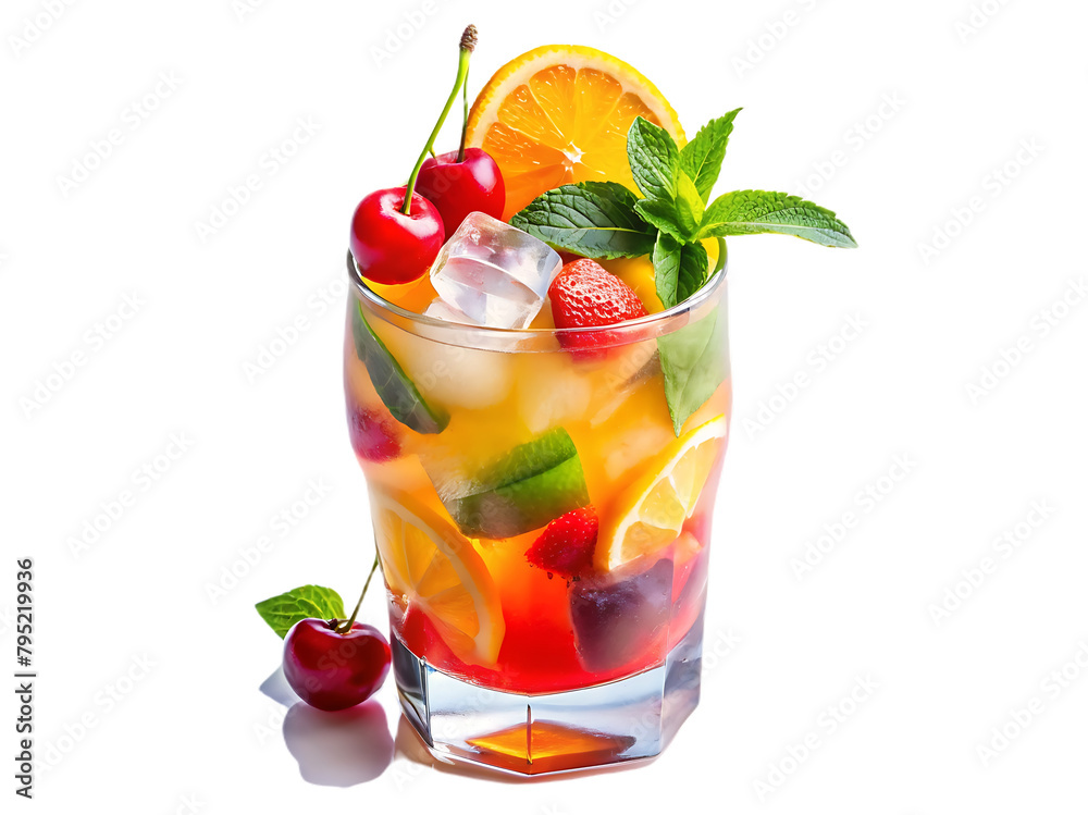 Drinks isolated on transparent background Stock Illustration | Adobe Stock