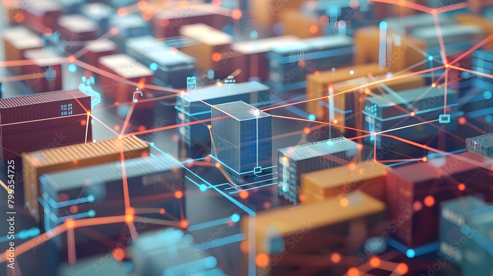 Ilustración de Stock Dynamic Diagram of Supply Chain Management System ...