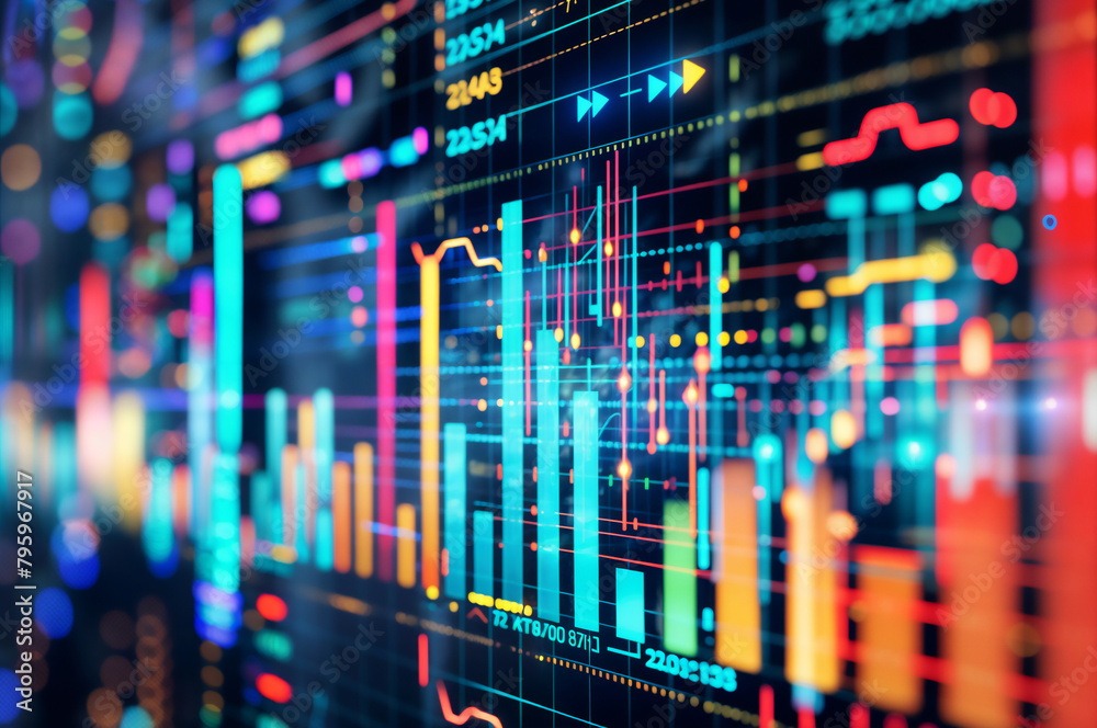 A digital audio waveform displayed across a sleek, modern interface ...