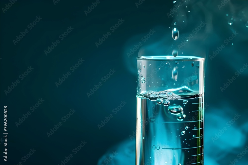 Hydrogen produced by splitting water through electrolysis process ...