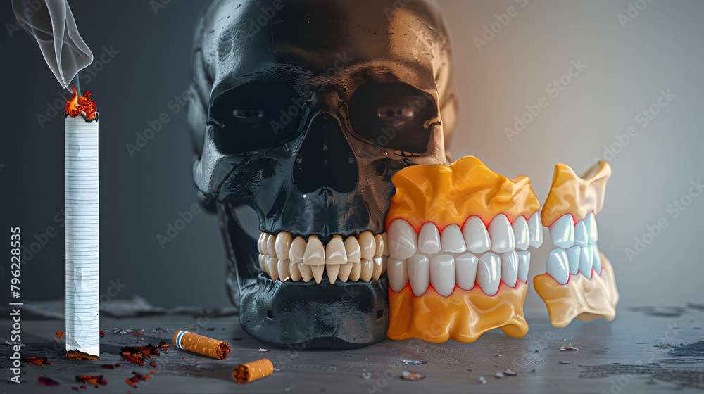 Stock-Illustration „Stop smoking, World no tobacco day. Smoking is ...