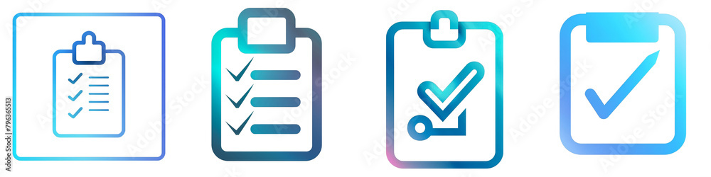 Survey clipart collection, symbol, logos, icons isolated on transparent ...