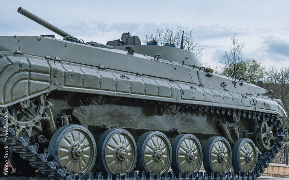 Tracked infantry fighting vehicle for the transportation of personnel ...