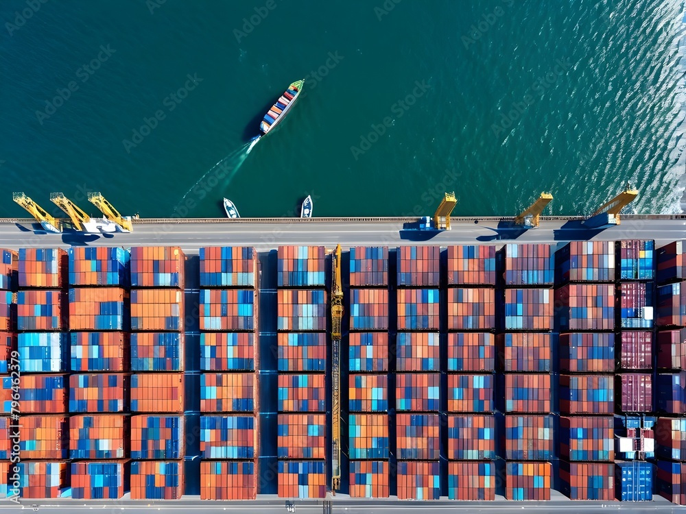 logistics background global commerce Stock Photo | Adobe Stock