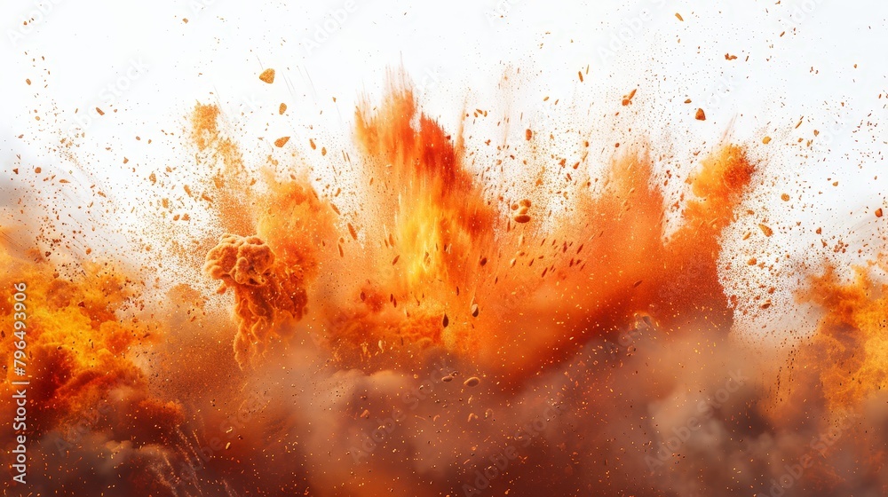 Apocalypse Now: Massive Fireball Nuclear Explosion Border, White ...