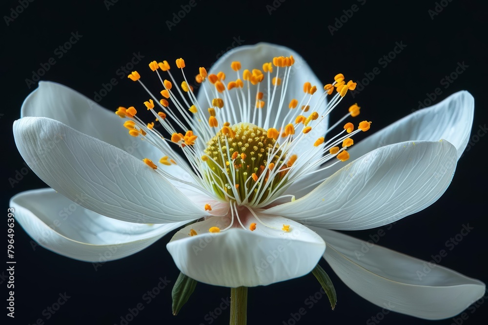 The anatomy of a flower typically includes petals, sepals, stamens, and ...