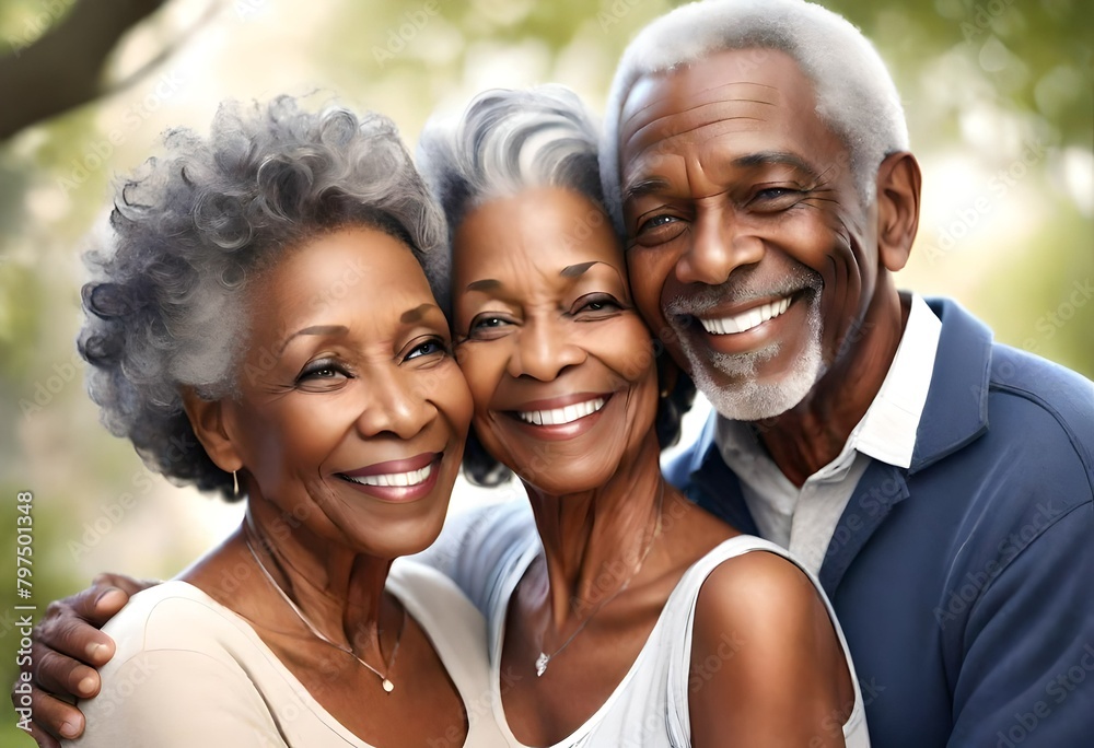 senior mature black african american poly, polyamorous, thruple, open ...