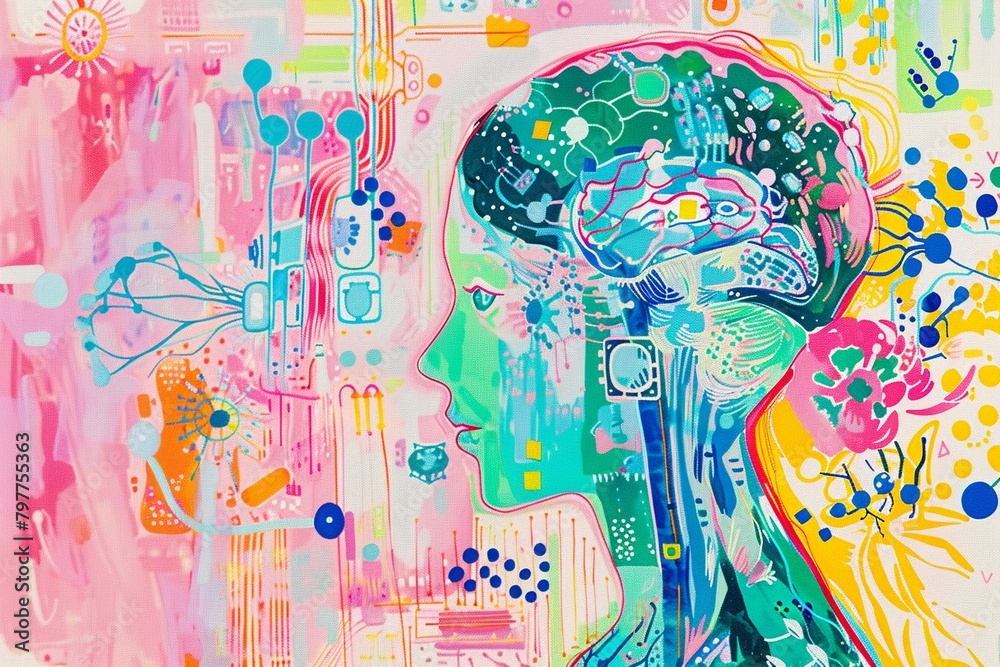 See a detailed illustration of a neural link brain implant, highlighting its impact on medical ...