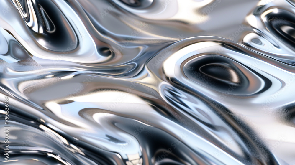 Chrome texture. Stock Illustration | Adobe Stock