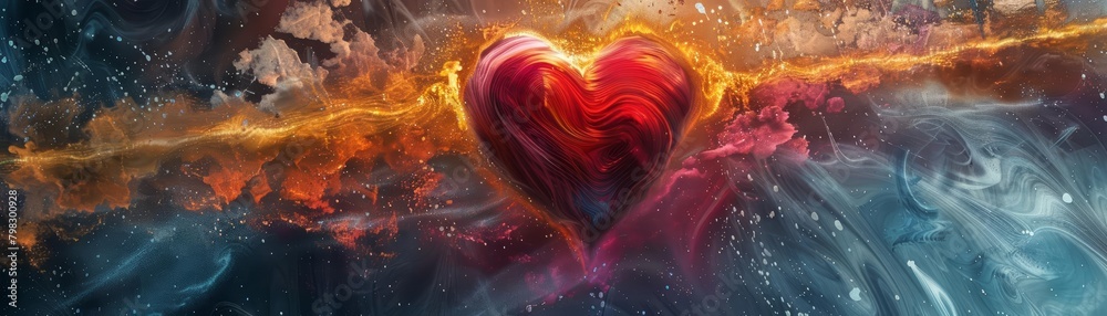 In art and literature, the heart symbolizes the wellspring of human ...