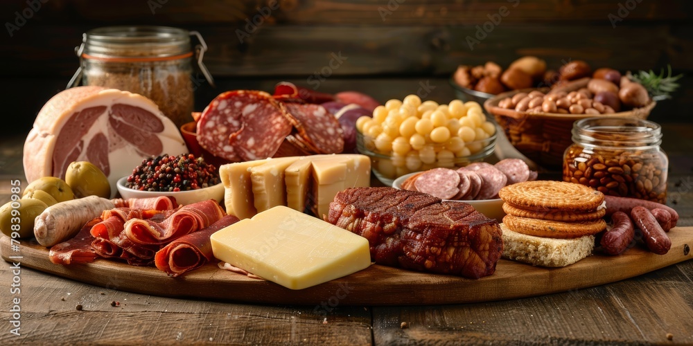 variety of high-fat foods animal fats butter, lard, and bacon fat fatty ...