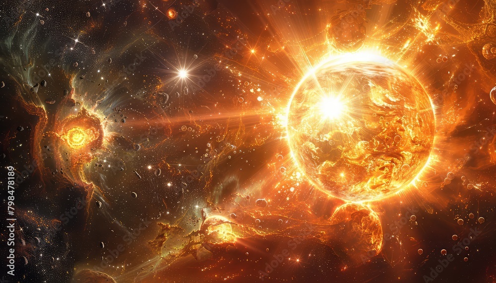 Stellar Evolution, Illustrate the life cycle of stars from birth to ...