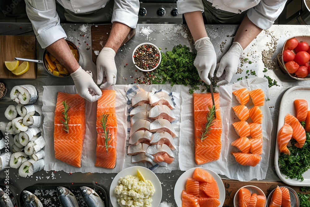 Culinary research team conducting DNA sequencing to identify and ...