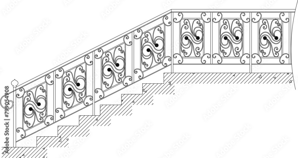 Detailed vector sketch illustration of old classic vintage ethnic ...