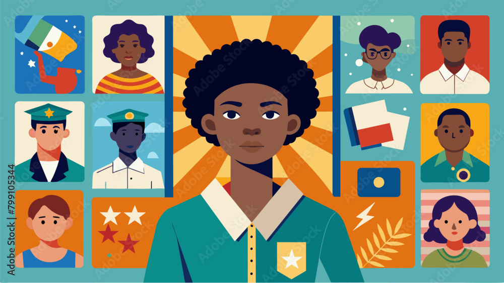 In a collage of photos a teen artist highlights the importance of ...