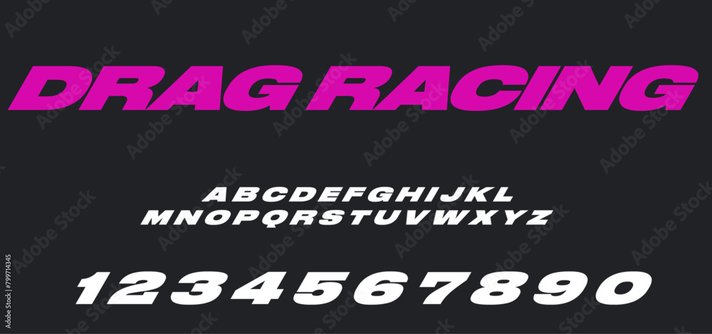 Drag Racing lettering vector graphic apparel clothing prints eps svg ...