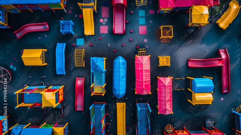 Top view playground layout - enjoyable outdoor recreation area design ...