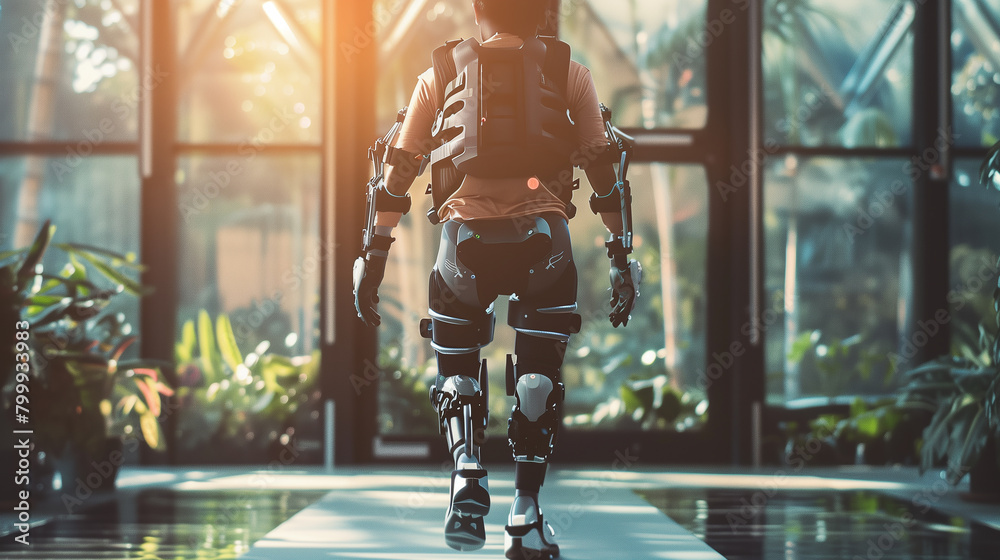 Robotic exoskeleton suits allow people with mobility disabilities to ...